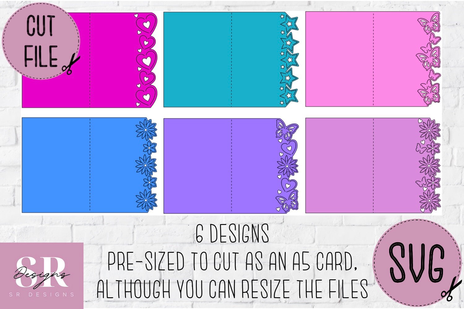 SVG: ‘pop Up’/ 3D Card Blank Bundle. Card Svg. Pop up Flowers. 3d ...