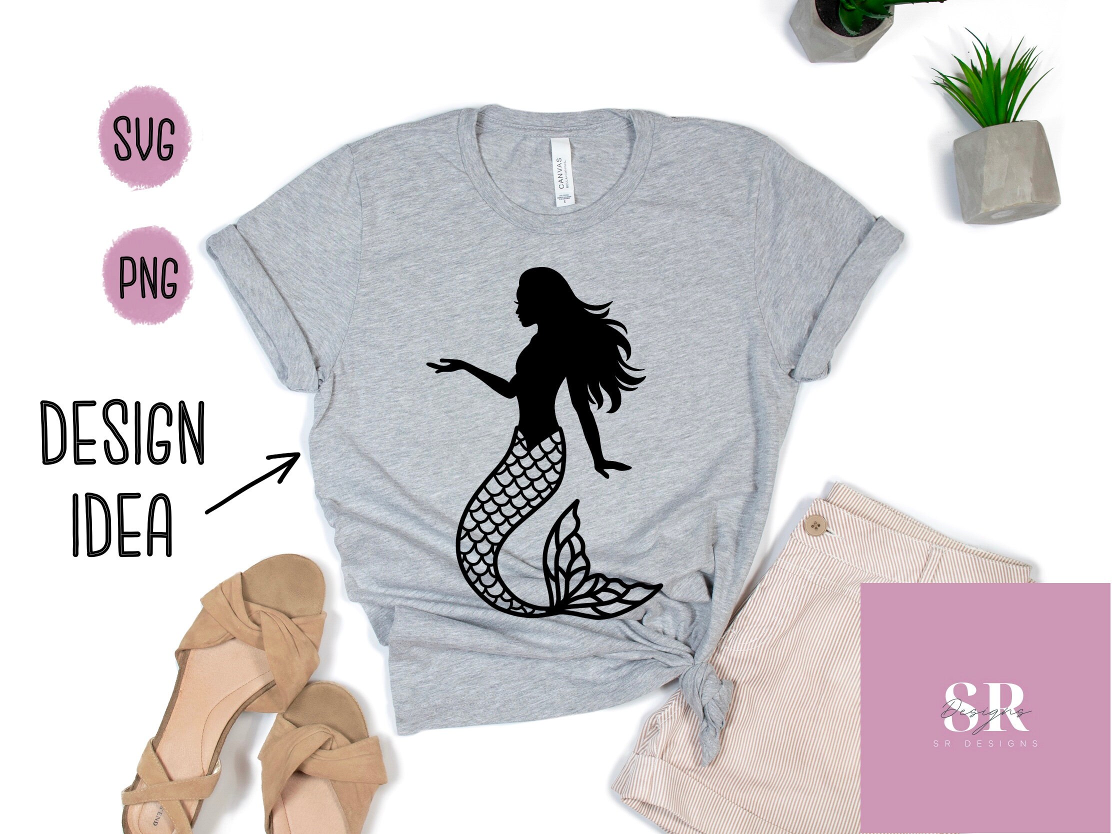 SVG: Mermaid bundle. Digital download. Vinyl cutting. Mermaid | Etsy