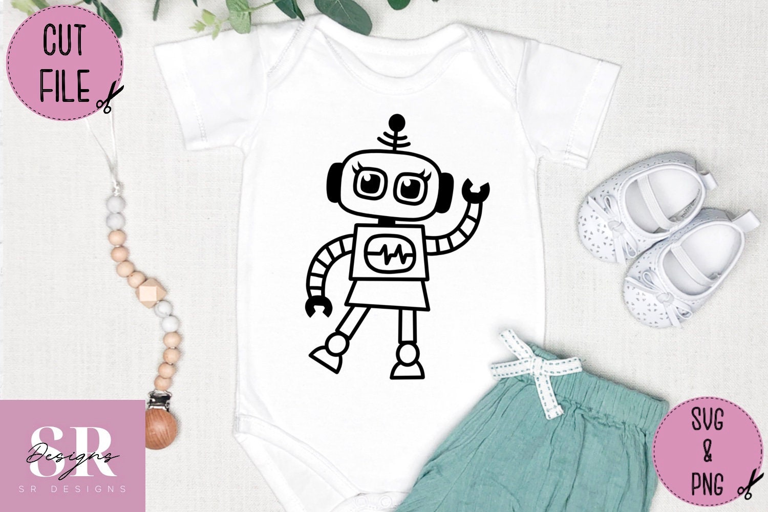 SVG: Robot Bundle. Cute Robot Svg. Cute Robot Cut Files. Girl - Etsy ...