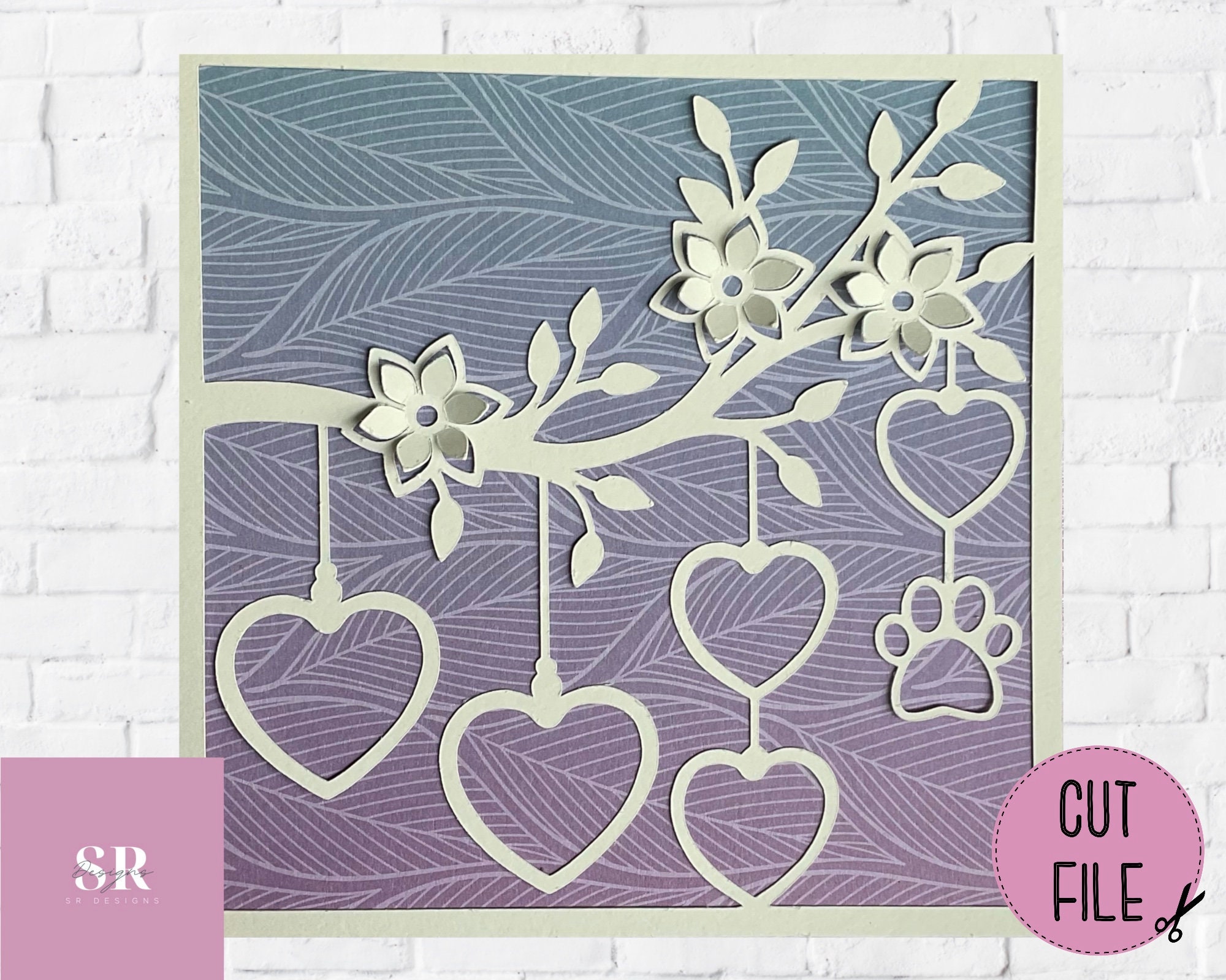 SVG: 3D Family Tree Card. Digital Download. Paper Cutting. Family Tree ...