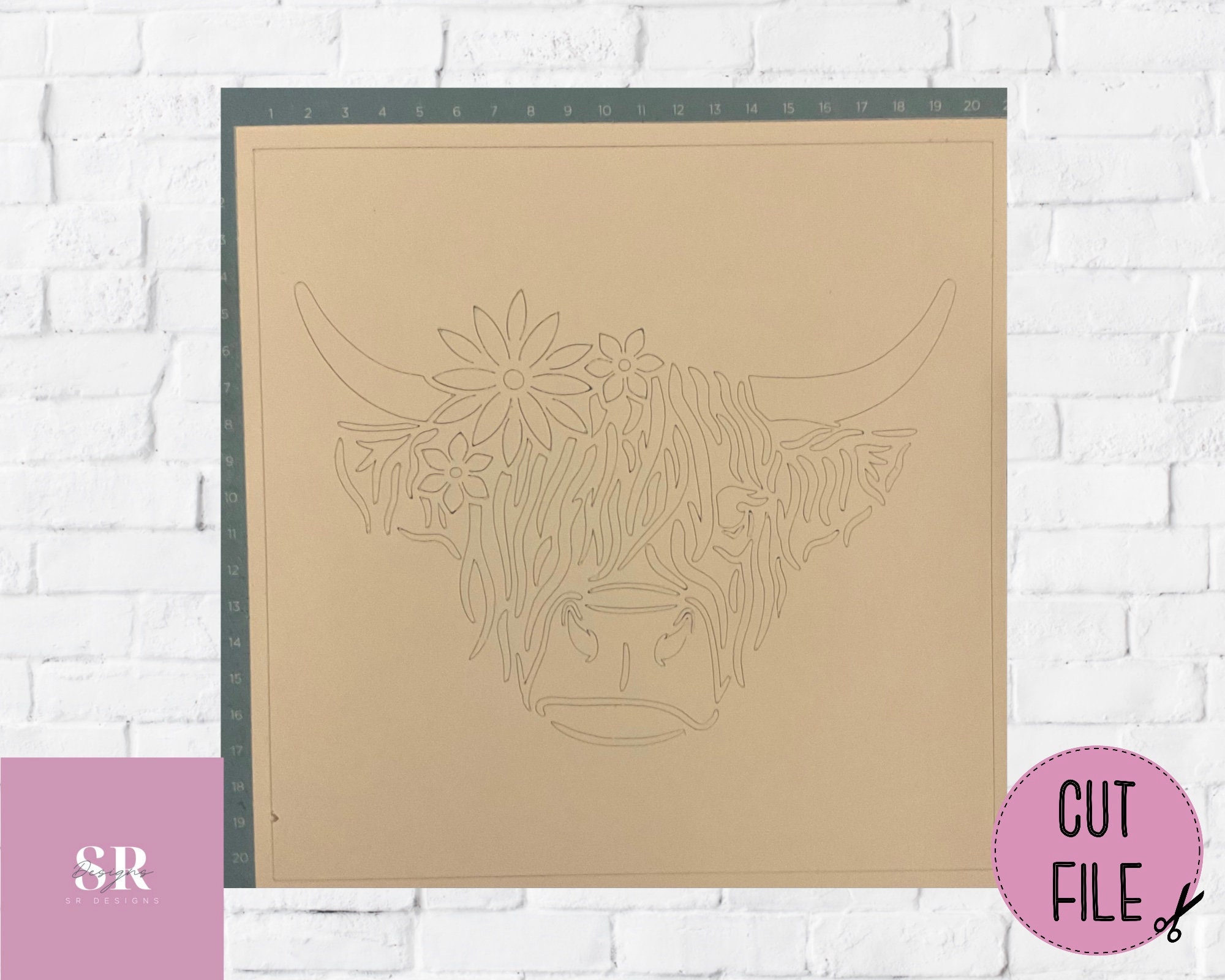 SVG: pop Up 3D Highland Cow. Highland Cow Card Cut File. - Etsy