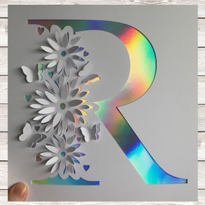 SVG: Pop Up/ 3D Alphabet Bundle. 26 Letters. Alphabet Pop Up. Floral ...