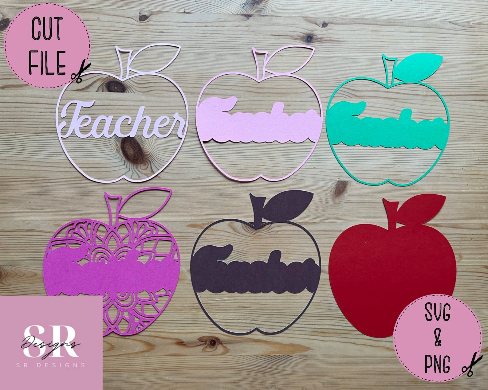 SVG: 3D Layered Apple. Digital Download. Paper Cutting. Layered Svg ...