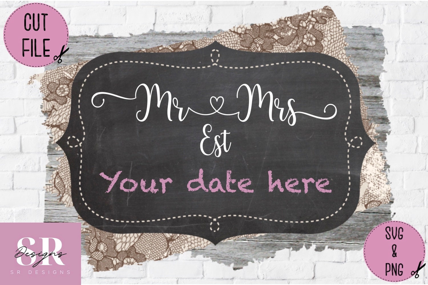SVG: Mr & Mrs Est Svg. Celebration. Wedding Svg. Anniversary - Etsy
