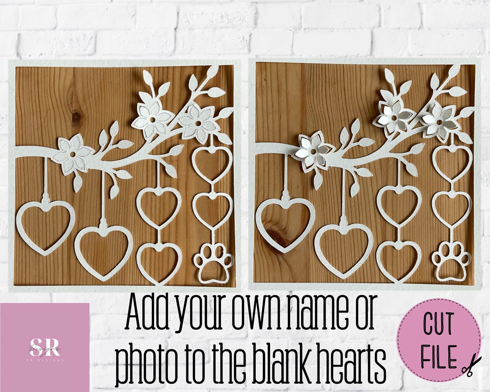 SVG: 3D Family Tree Card. Digital Download. Paper Cutting. - Etsy