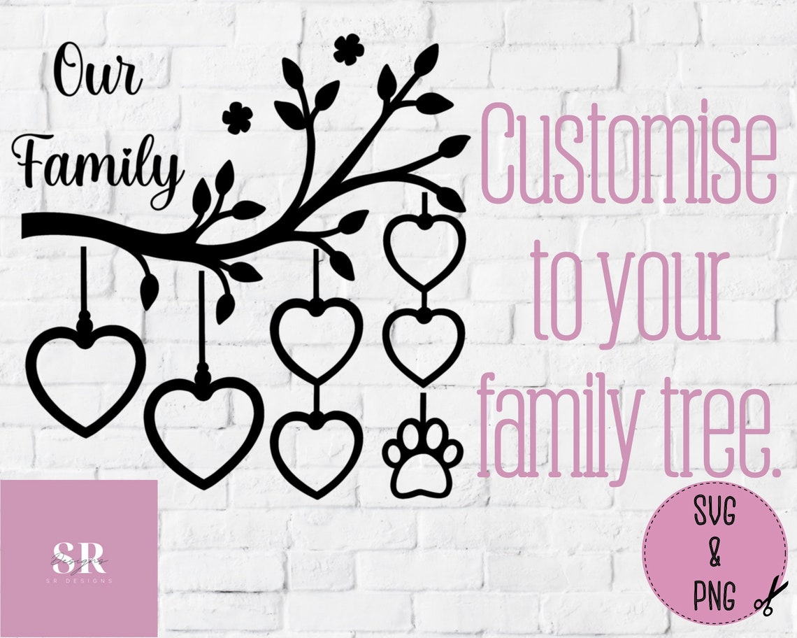 Family Tree SVG. Digital Download. Vinyl Cutting. Family Tree | Etsy
