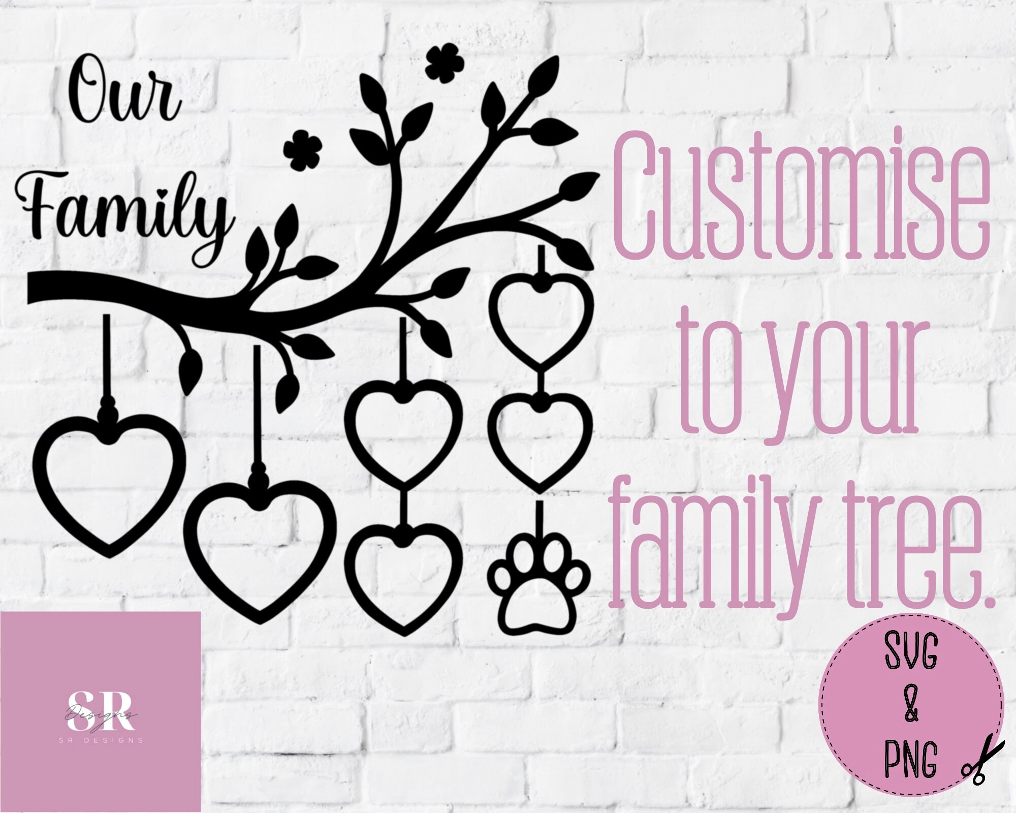 Family Tree SVG. Digital Download. Vinyl Cutting. Family Tree | Etsy