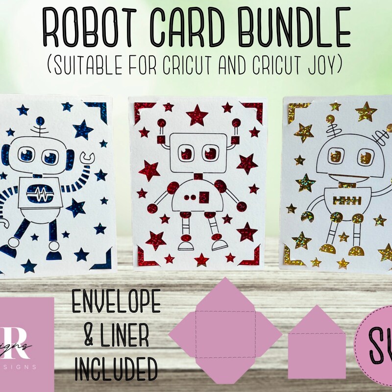 Robot Birthday Card - Etsy