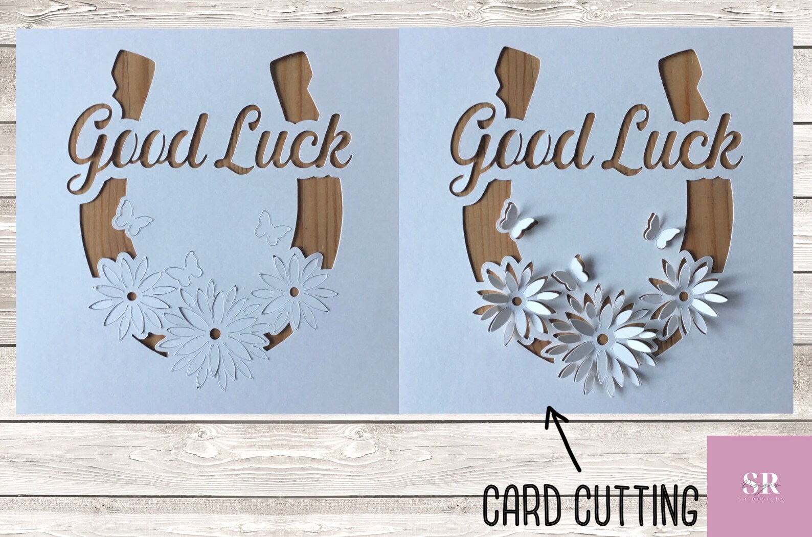 SVG: 3D/ ‘pop Up’ Good Luck Card. Good Luck. Pop up Card. Pop up ...