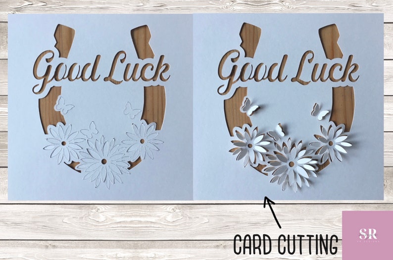 SVG: 3D/ ‘pop Up’ Good Luck Card. Good Luck. Pop up Card. Pop up ...