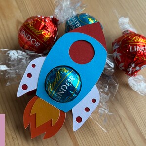 Rocket Sweet Holder. Chocolate Holder Svg. Rocket Candy Holder. Candy ...