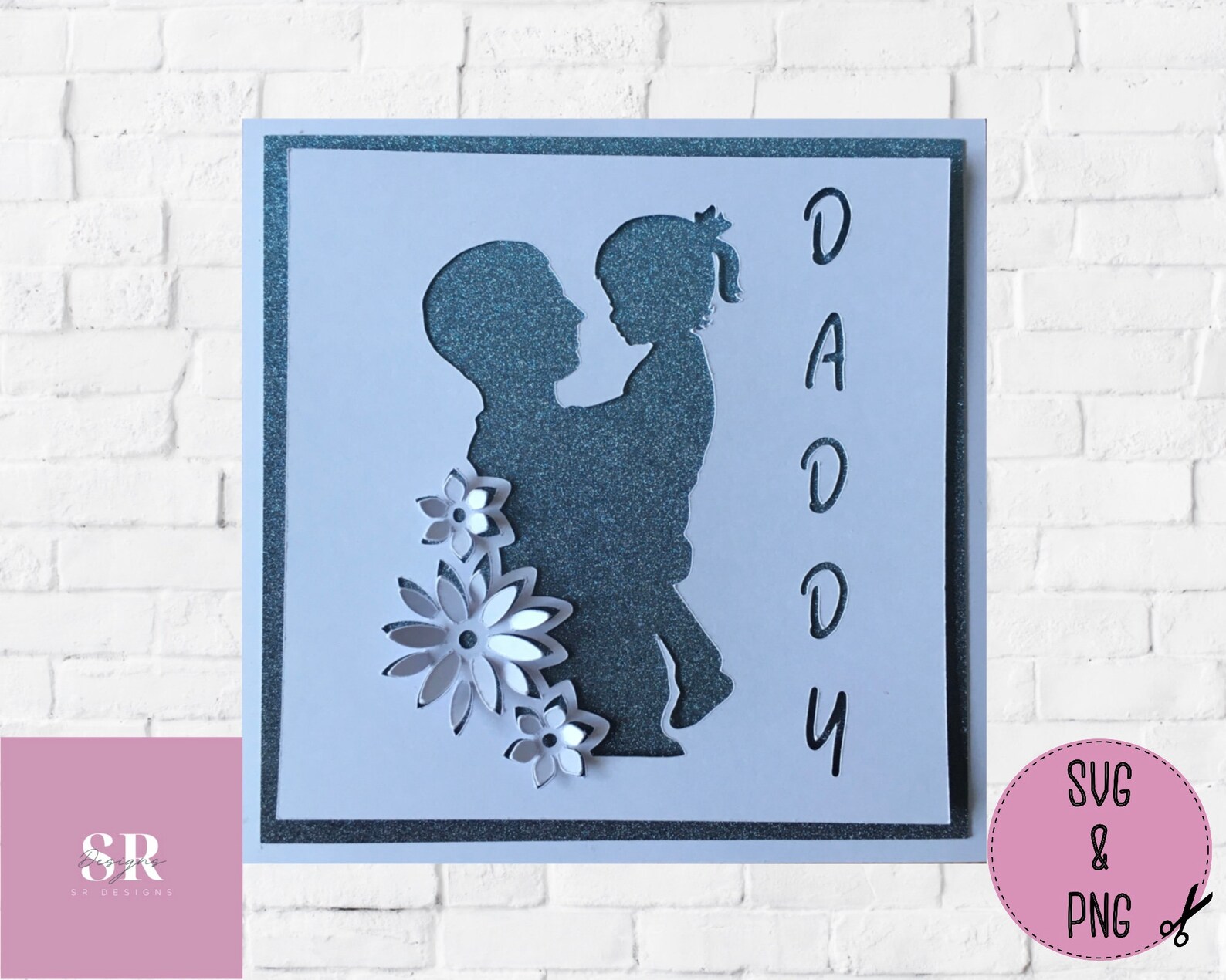 SVG: 3D/ ‘pop Up’ Father’s Day Card Digital Download. Daddy. Father’s ...