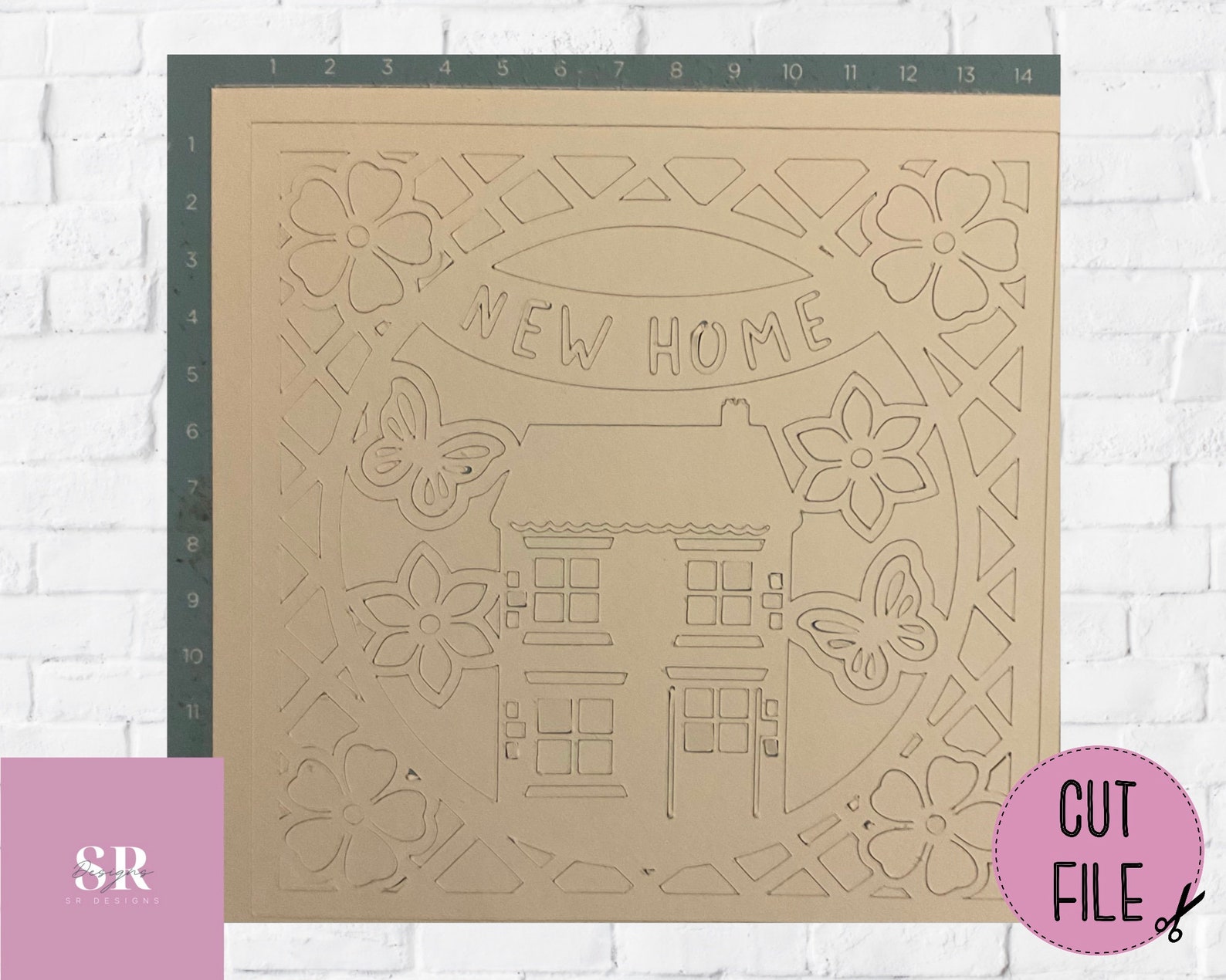 SVG: pop Up/ 3D New Home Card. Digital Download. Paper | Etsy