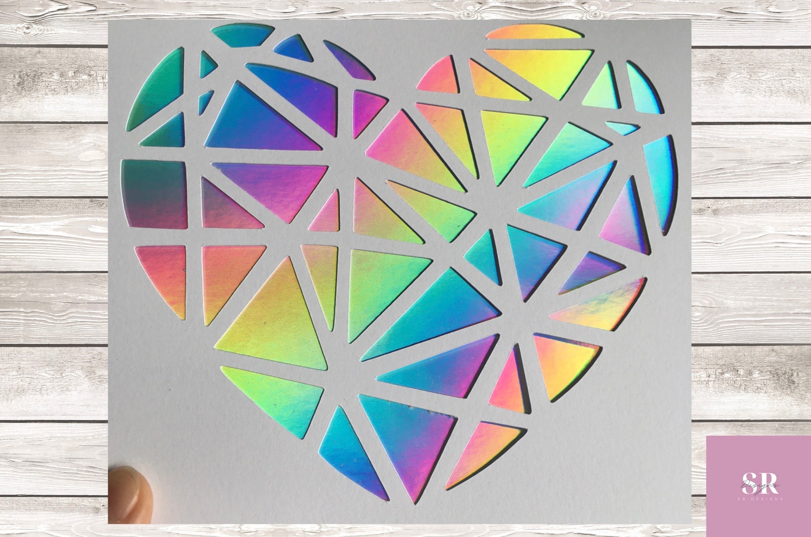 SVG: Geometric Heart. Paper Cutting. Heart Cut File. Heart SVG ...