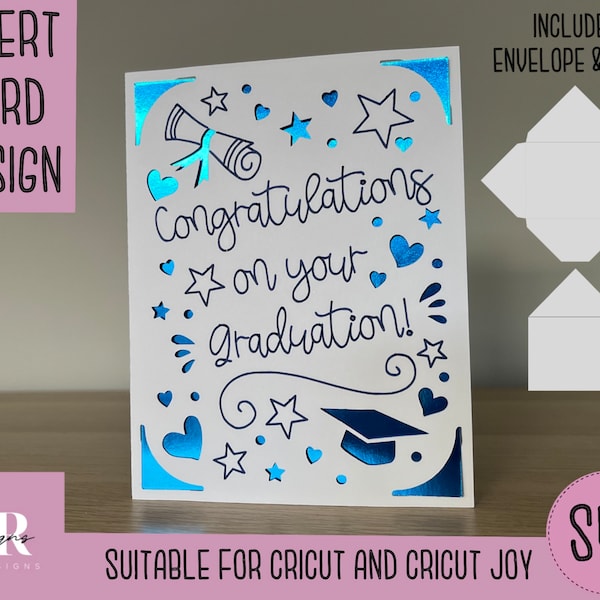 Graduation Card Svg - Etsy