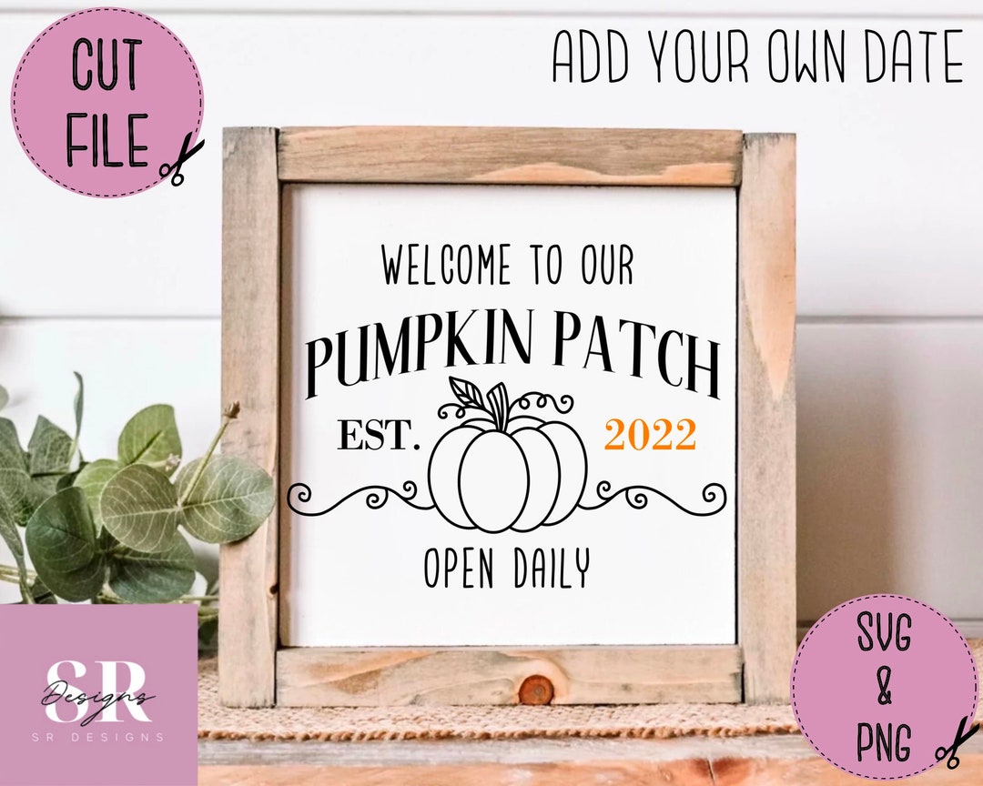SVG: Welcome to Our Patch SVG. Family Pumpkin Patch Svg. Fall - Etsy