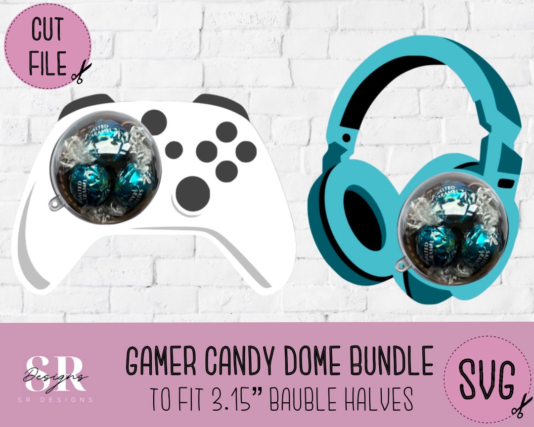 SVG: Gamer Candy Dome Bundle. Chocolate Holder Svg. Gamer Candy Holder ...