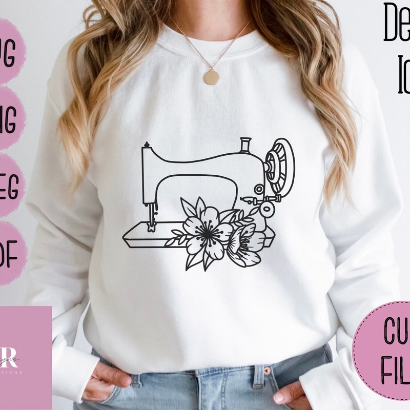 Sewing Machine Svg - Etsy