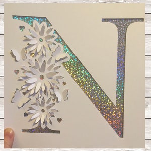 SVG: Pop Up/ 3D Letter N. Alphabet Pop Up. Pop up Letter. Card Pop Up ...