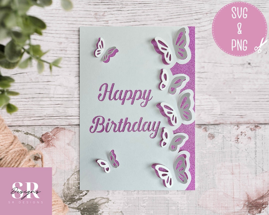 SVG: ‘pop Up’/ 3D Butterfly Card. Card Svg. Pop up Flowers. Pop up ...