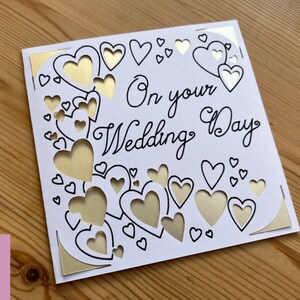 SVG: Wedding Insert Card. Cricut S40 Insert Card. on Your Wedding Day ...