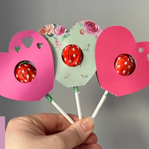 Valentines Lolly Holder Bundle. Lolly Holder Svg. Heart Lolly Holder ...