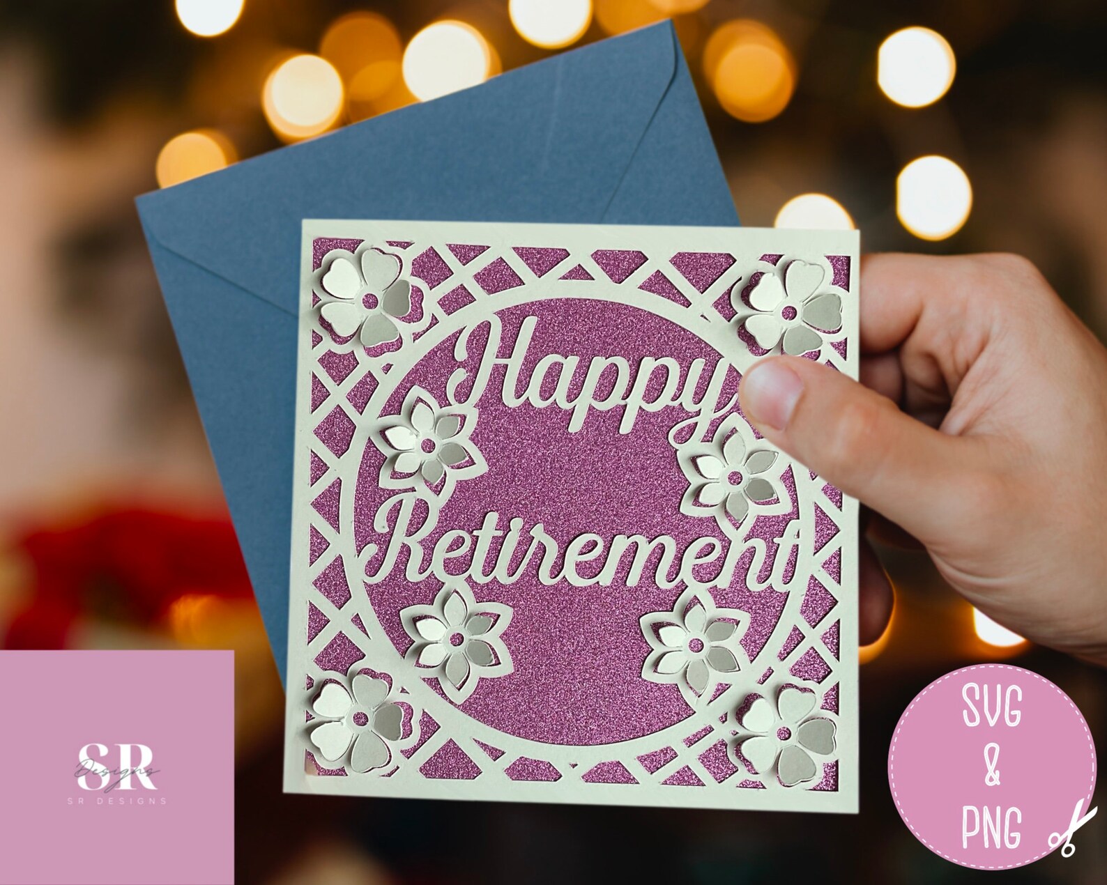 SVG: pop Up/ 3D Happy Retirement Card. Digital Download. | Etsy