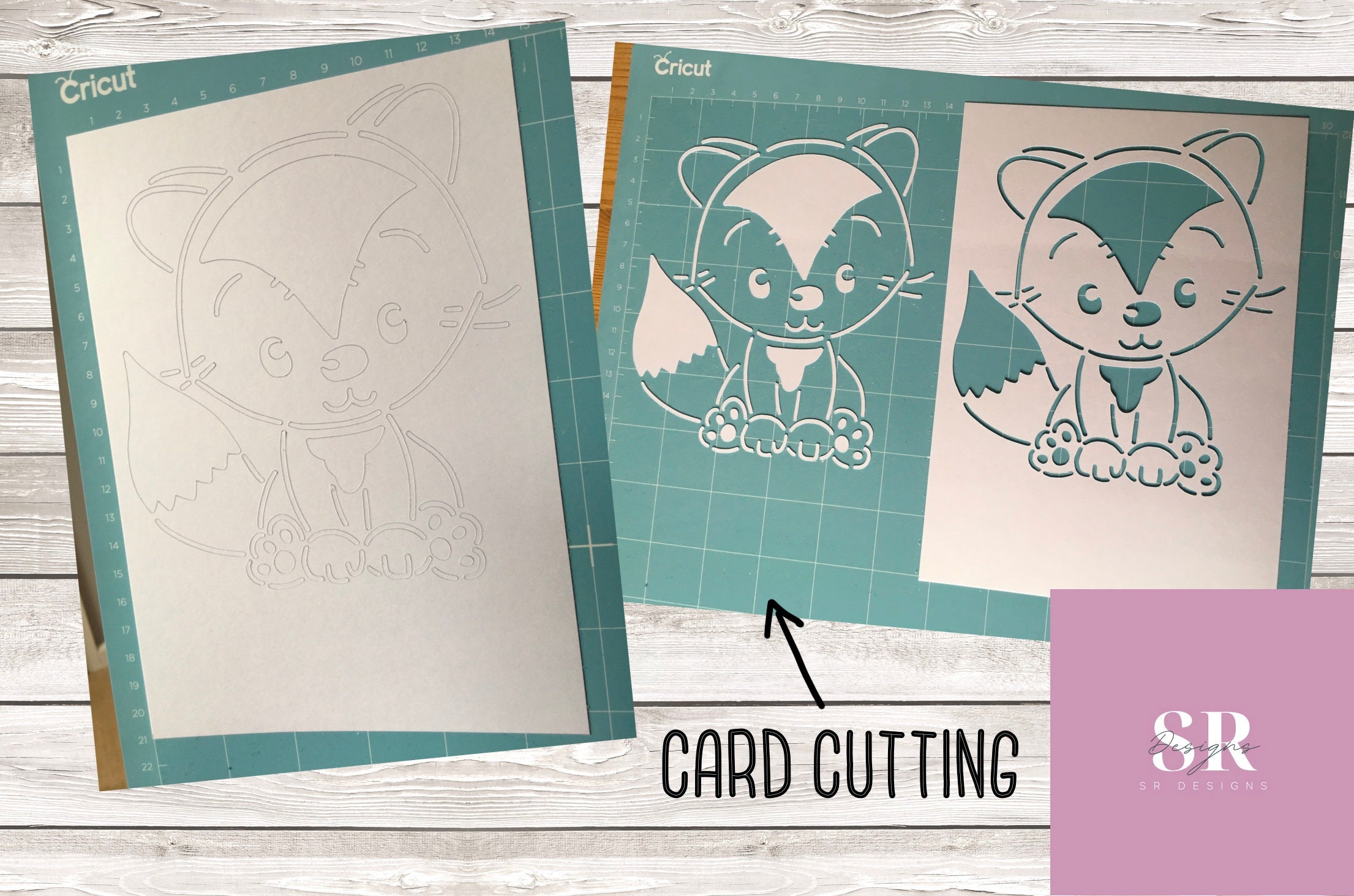 Cute Fox Card Cut File. SVG. Nursery Decor. - Etsy