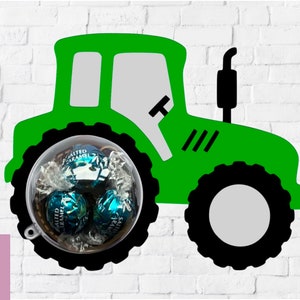 Tractor Candy Dome Svg. Chocolate Holder Svg. Tractor Candy Holder ...