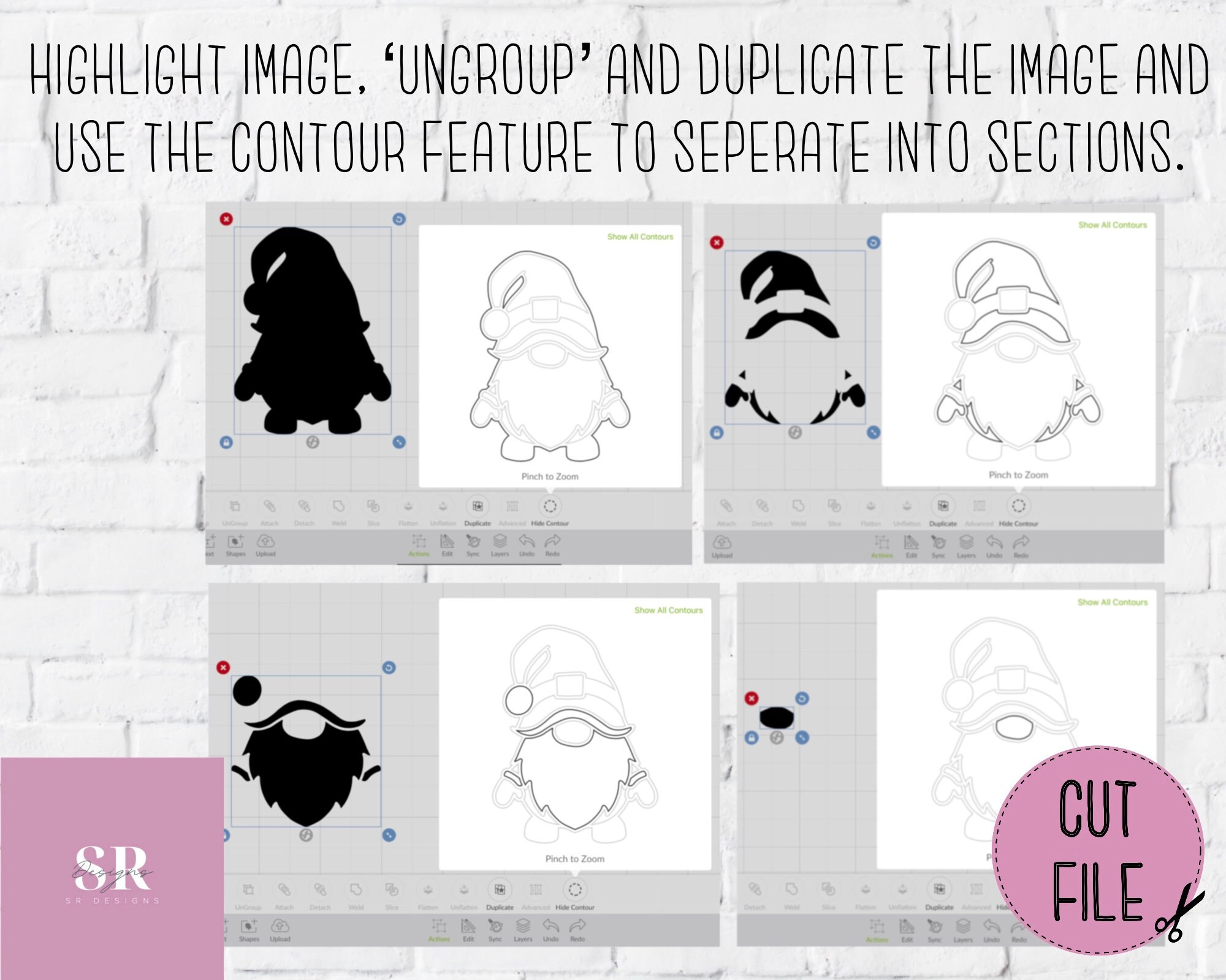 SVG: Mr & Mrs Claus Gnome. Gonk Svg. Gnome Svg. Christmas - Etsy UK