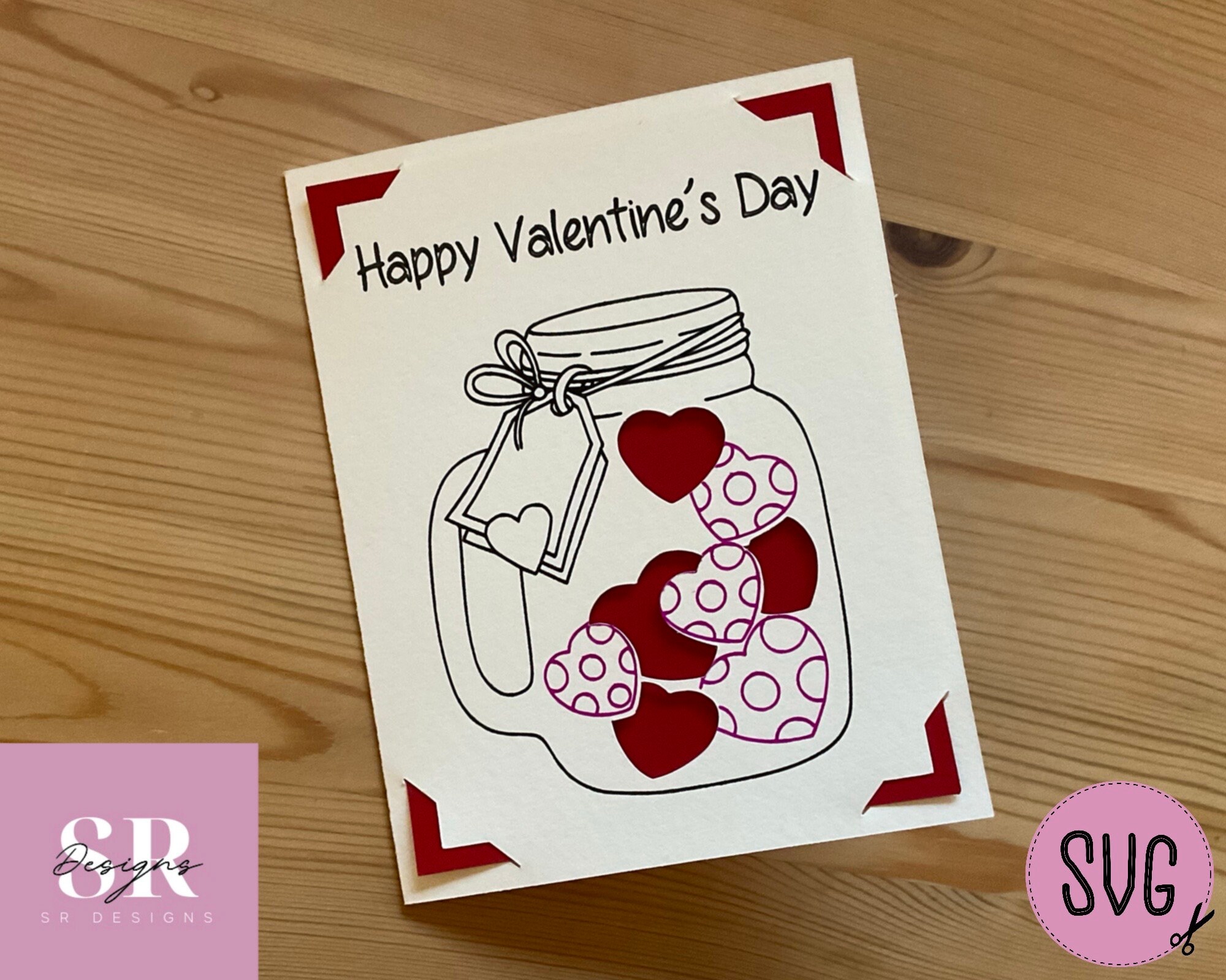 SVG: Valentine’s Insert Card Bundle. Cricut Joy Friendly. Envelope ...