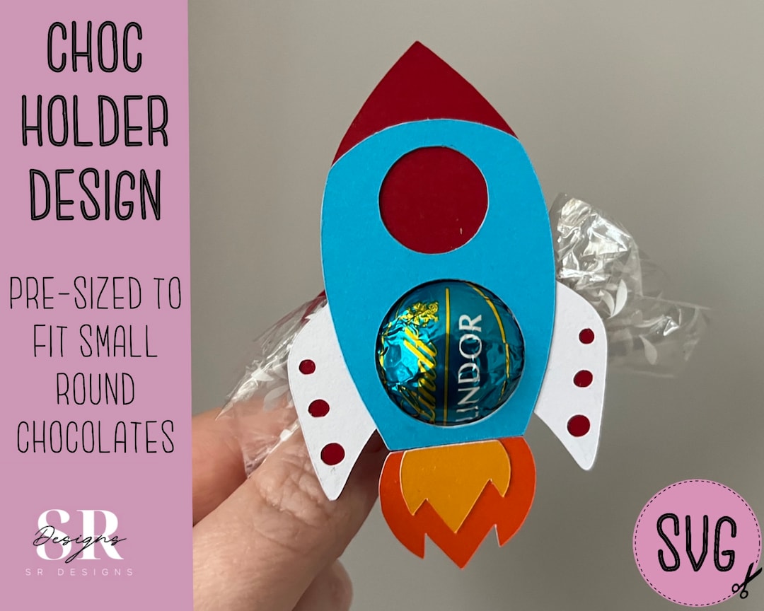 Rocket Sweet Holder. Chocolate Holder Svg. Rocket Candy Holder. Candy ...