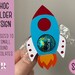 Rocket Sweet Holder. Chocolate Holder Svg. Rocket Candy Holder. Candy ...