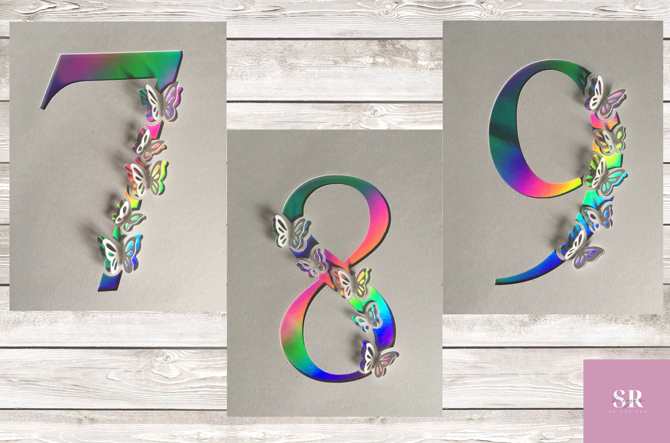 SVG: Pop Up/ 3D Butterfly Number Bundle. Numbers 0-9. Number Pop Up ...