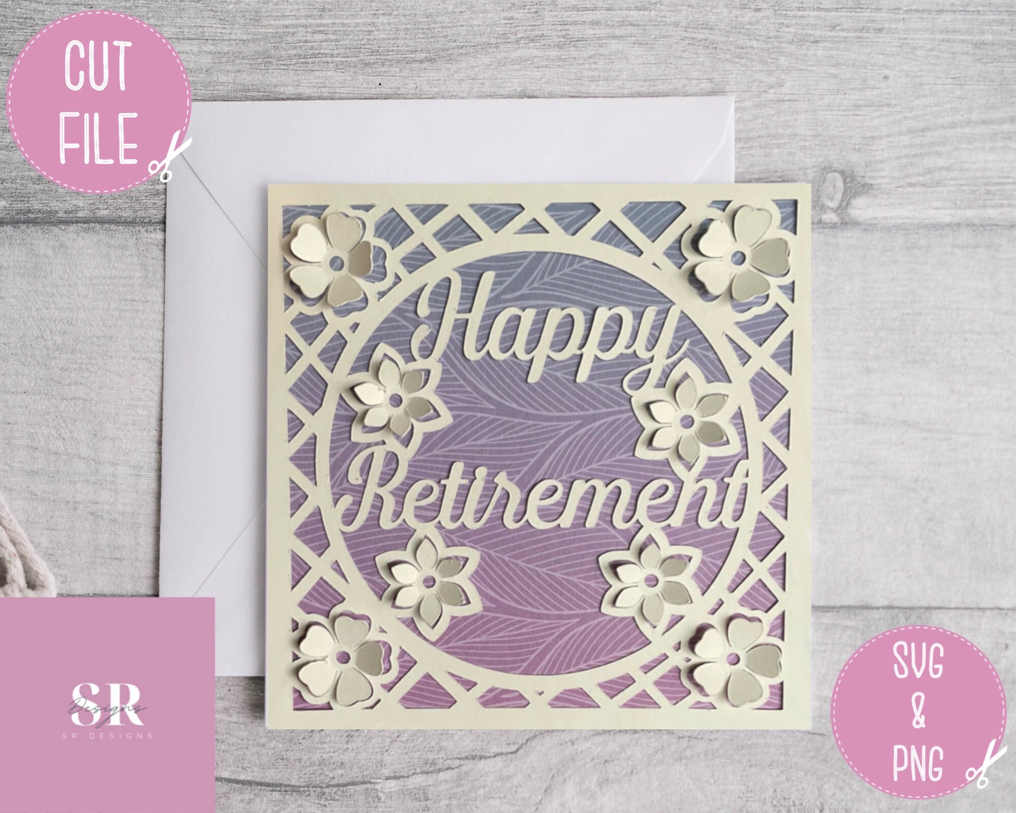 SVG: ‘pop Up’/ 3D Happy Retirement Card. Digital Download. Paper ...