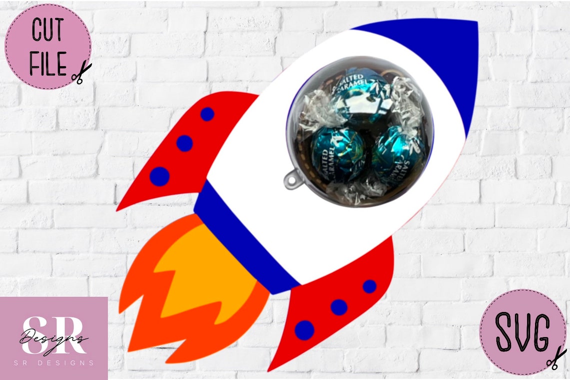 Rocket Candy Dome Svg. Chocolate Holder Svg. Rocket Candy Holder ...