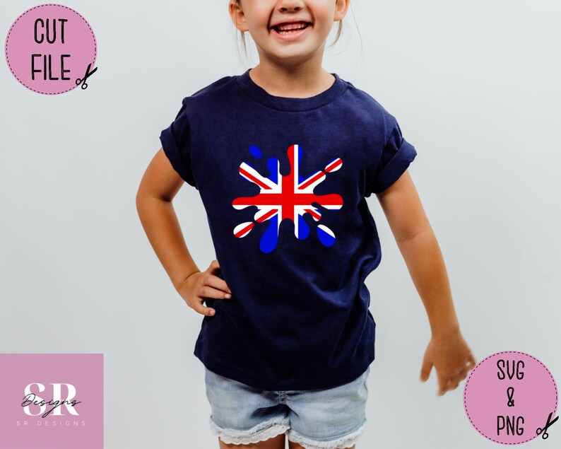 SVG: Union Jack Svg. Flag Paint Splat. Layered Union Jack. Union Jack ...