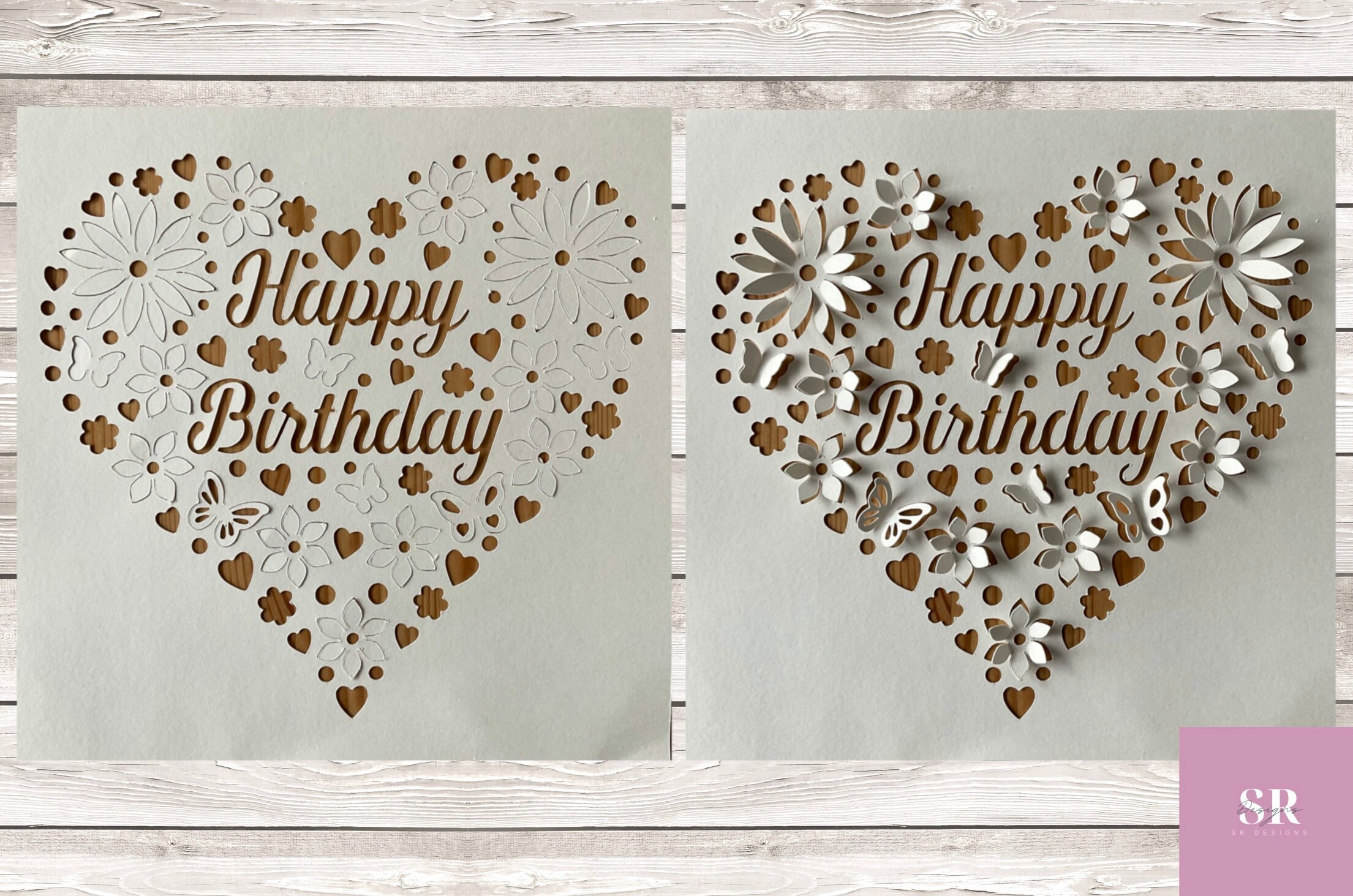 SVG: 3D/ pop Up Birthday Card Digital Download. Happy - Etsy UK