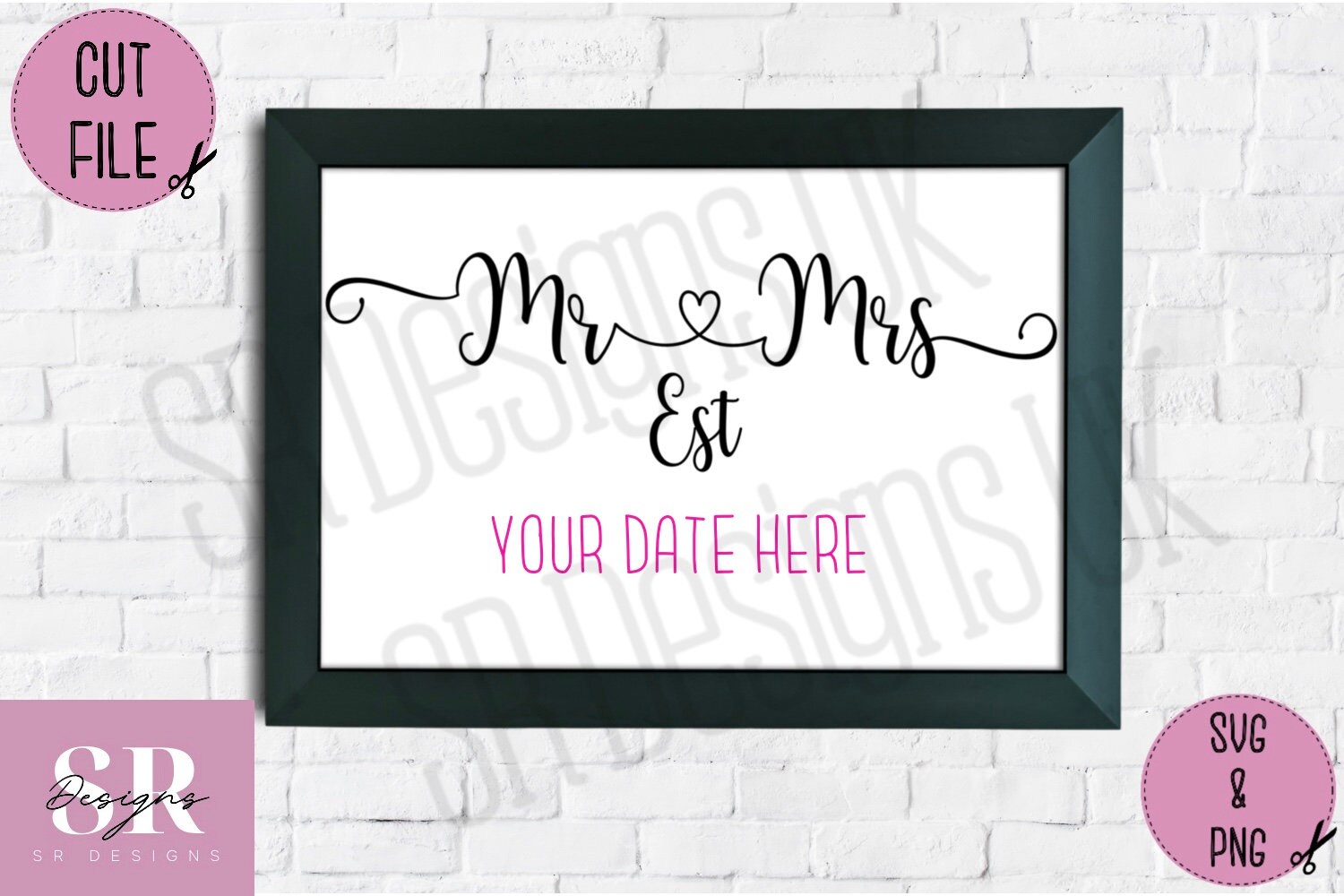 SVG: Mr & Mrs Est Svg. Celebration. Wedding Svg. Anniversary - Etsy