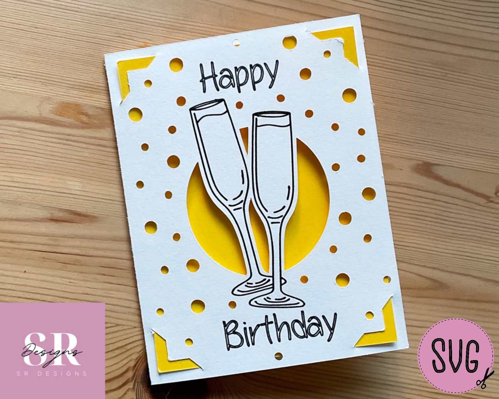 SVG: Birthday Insert Card Bundle. Cricut Joy Friendly. - Etsy