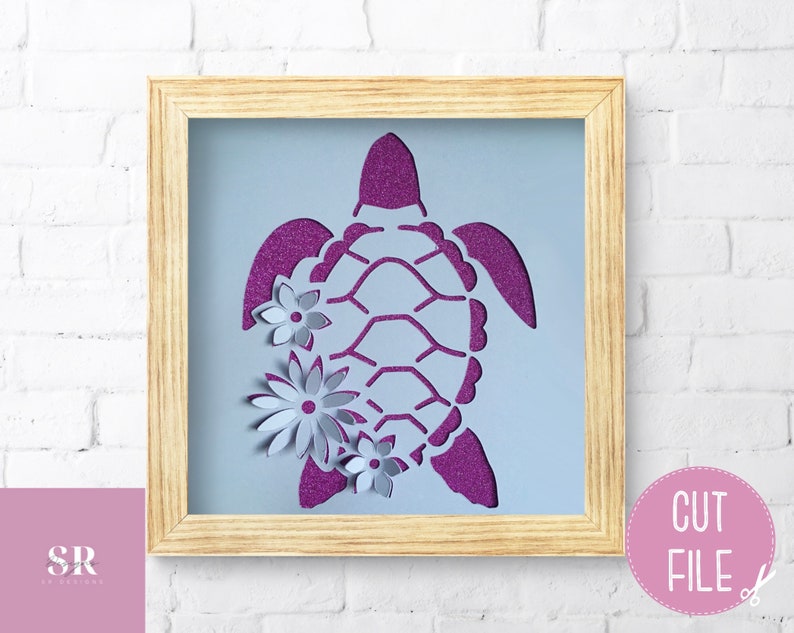 SVG: ‘pop Up’/ 3D Turtle. Digital Download. Paper Cutting. Turtle Cut ...