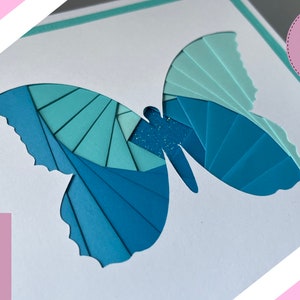 Butterfly Iris Folding Pattern Template PDF & SVG. Iris Folding Pattern ...