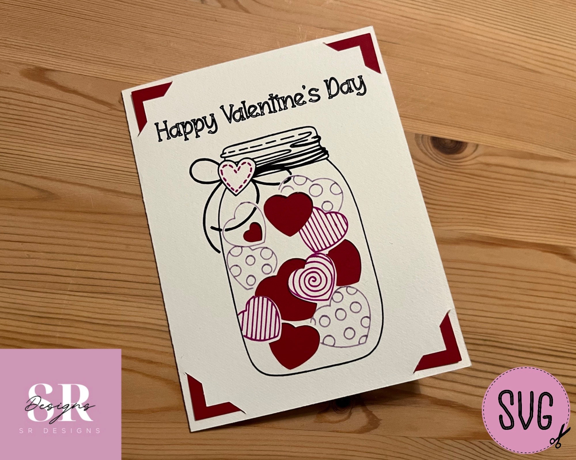 SVG: Valentines Insert Card Bundle. Cricut Joy Friendly. | Etsy