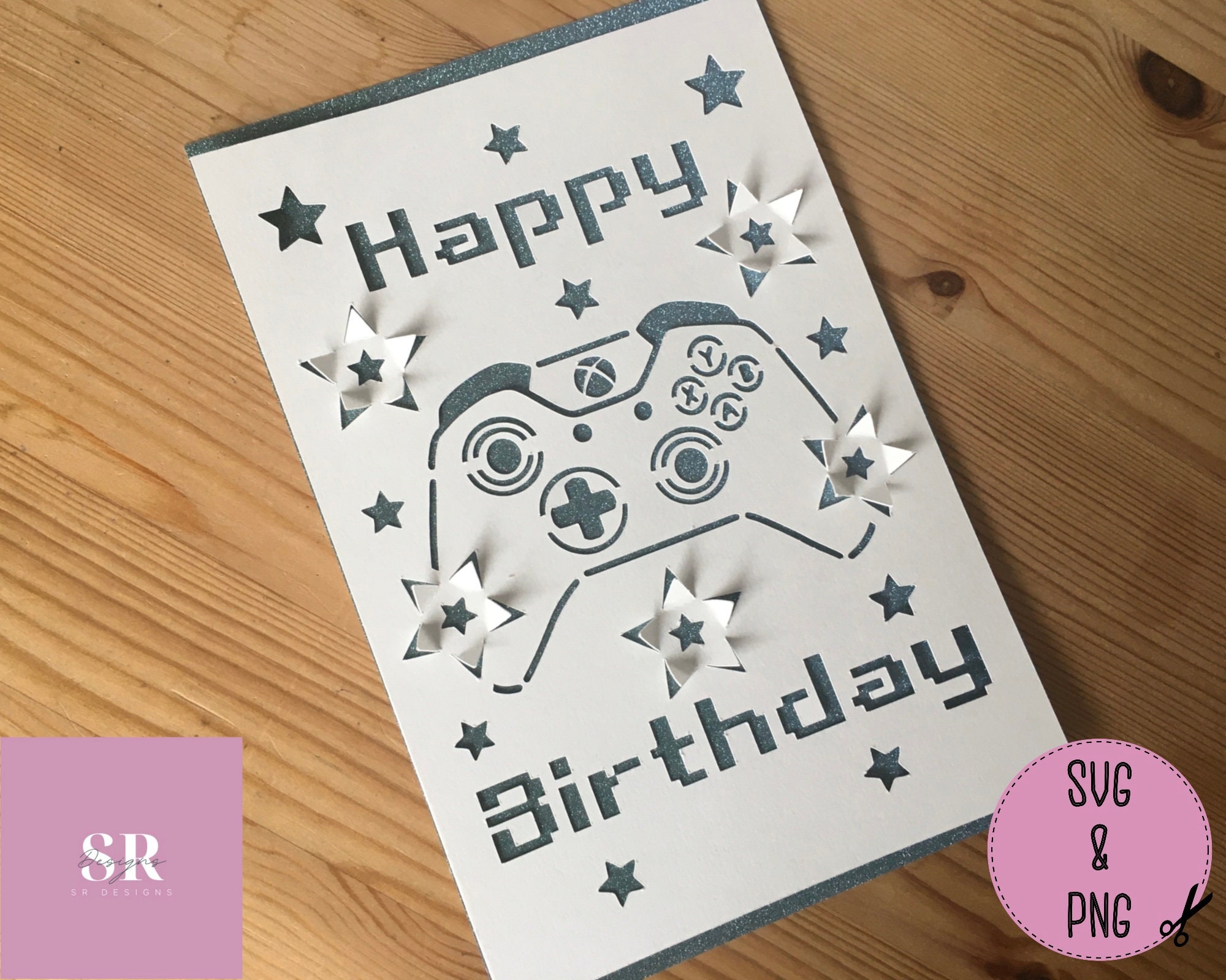 SVG: Pop Up/ 3D Boys Gamer Birthday Card. Boys Card. Happy - Etsy UK