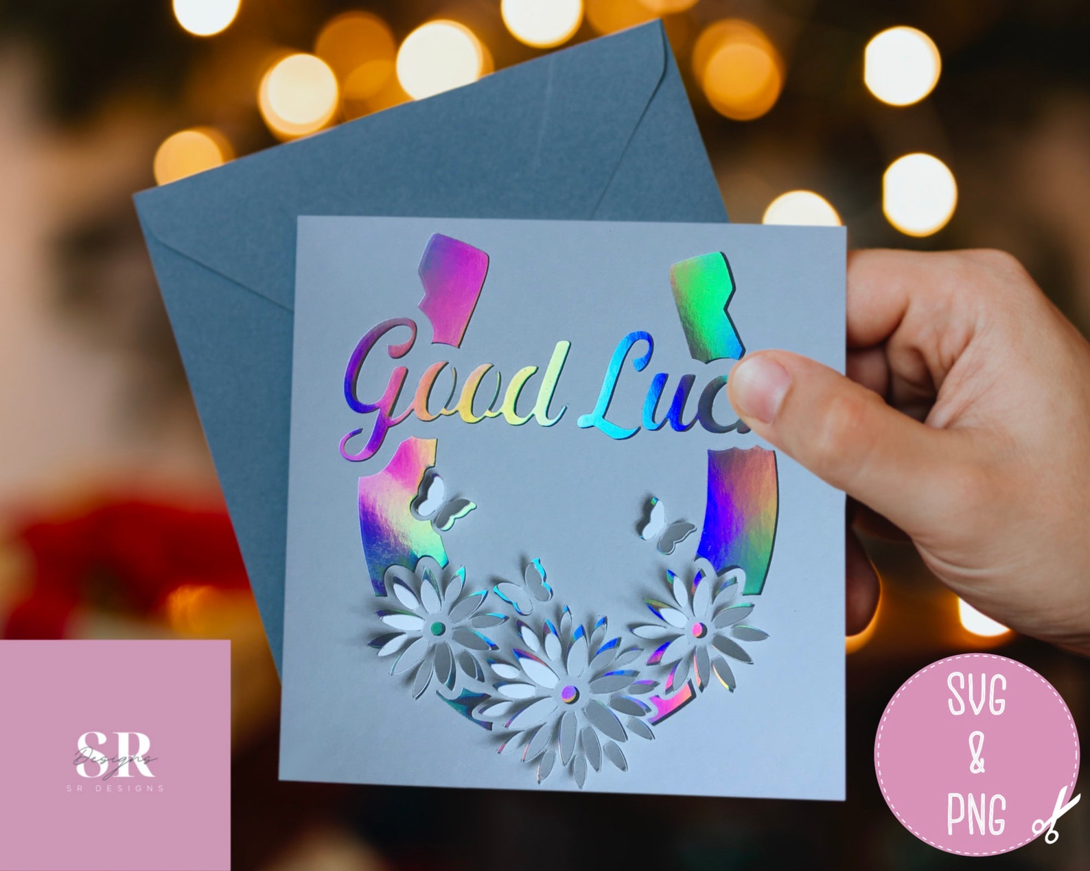 SVG: 3D/ ‘pop Up’ Good Luck Card. Good Luck. Pop up Card. Pop up ...