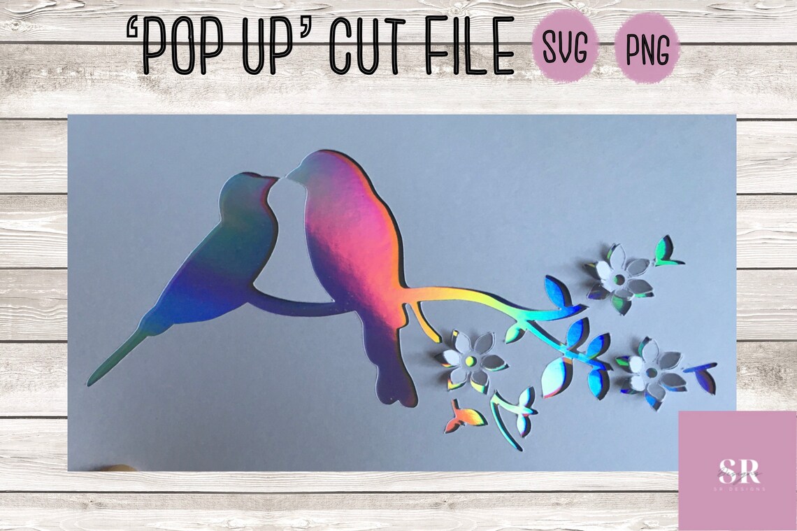 SVG: ‘pop Up’/ 3D Birds. Digital Download. Paper Cutting. Bird Cut File ...