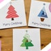 Christmas Tree Iris Folding Pattern Template Bundle PDF & SVG ...