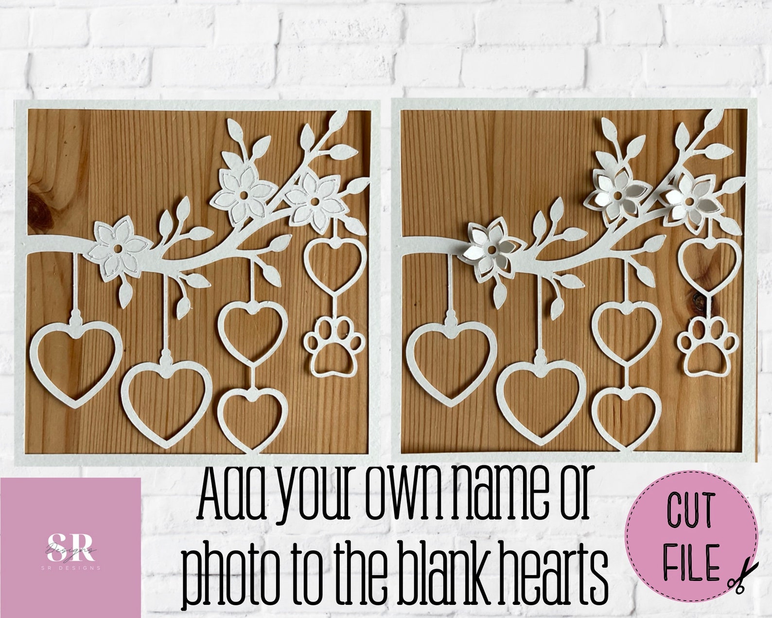 SVG: 3D Family Tree Card. Digital Download. Paper Cutting. Family Tree ...