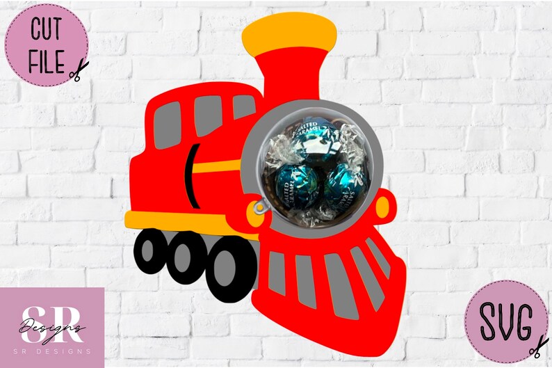 Train Candy Dome Svg. Chocolate Holder Svg. Train Candy - Etsy