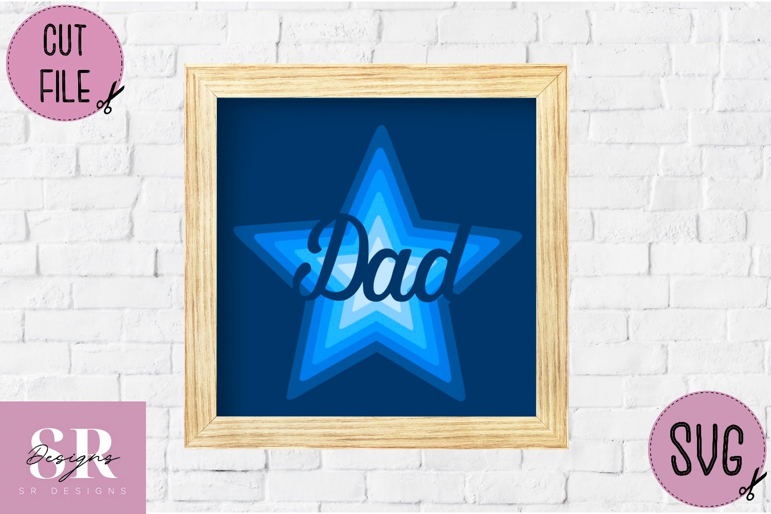 SVG: 3D Layered Star Shadow Box. Layered Star Svg. Layered Cut - Etsy